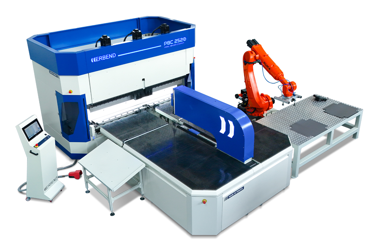 PBC Series Panel Bender Compact Robot Arm Integration – Erbend